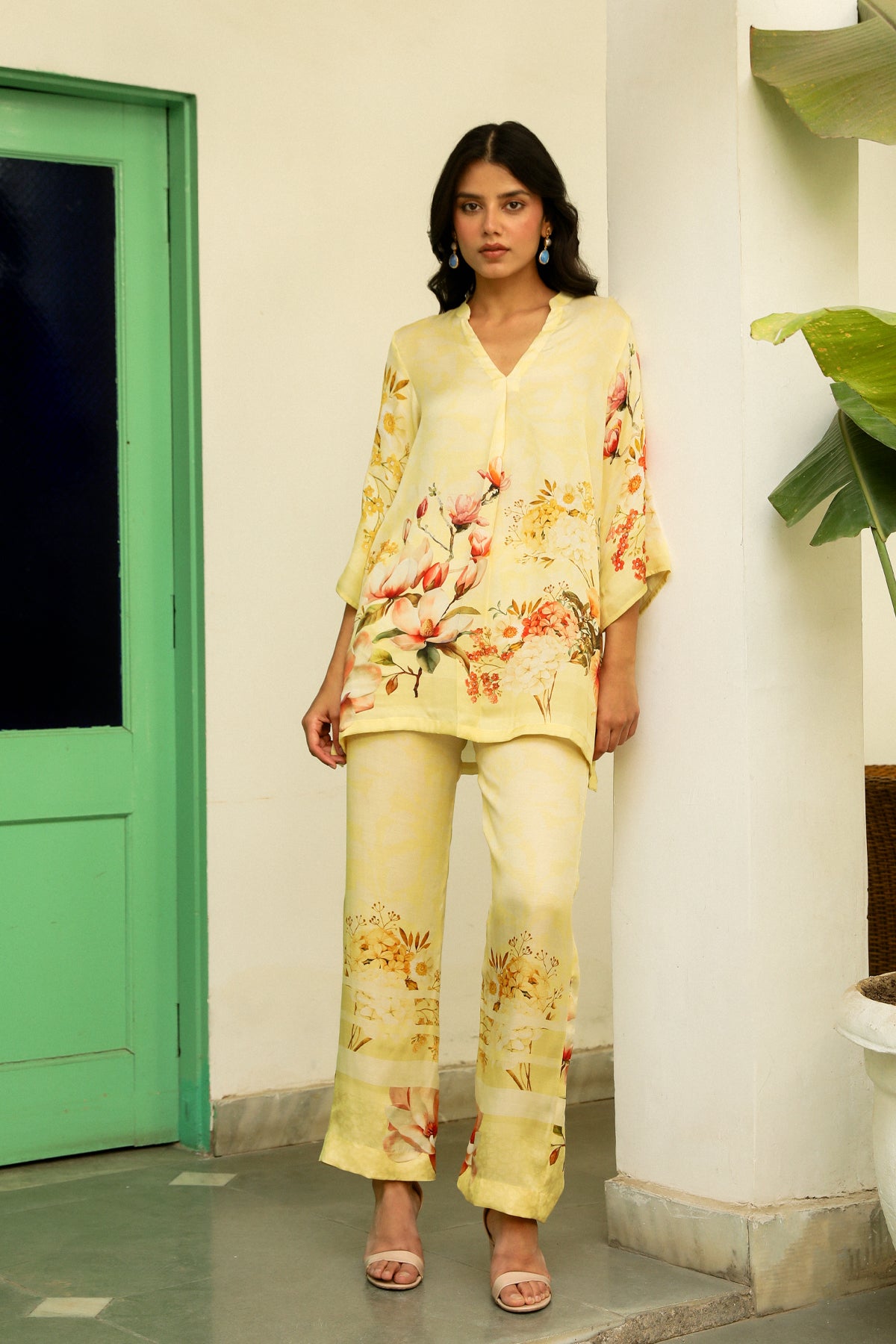 Blush Lime Print Co-ord Set