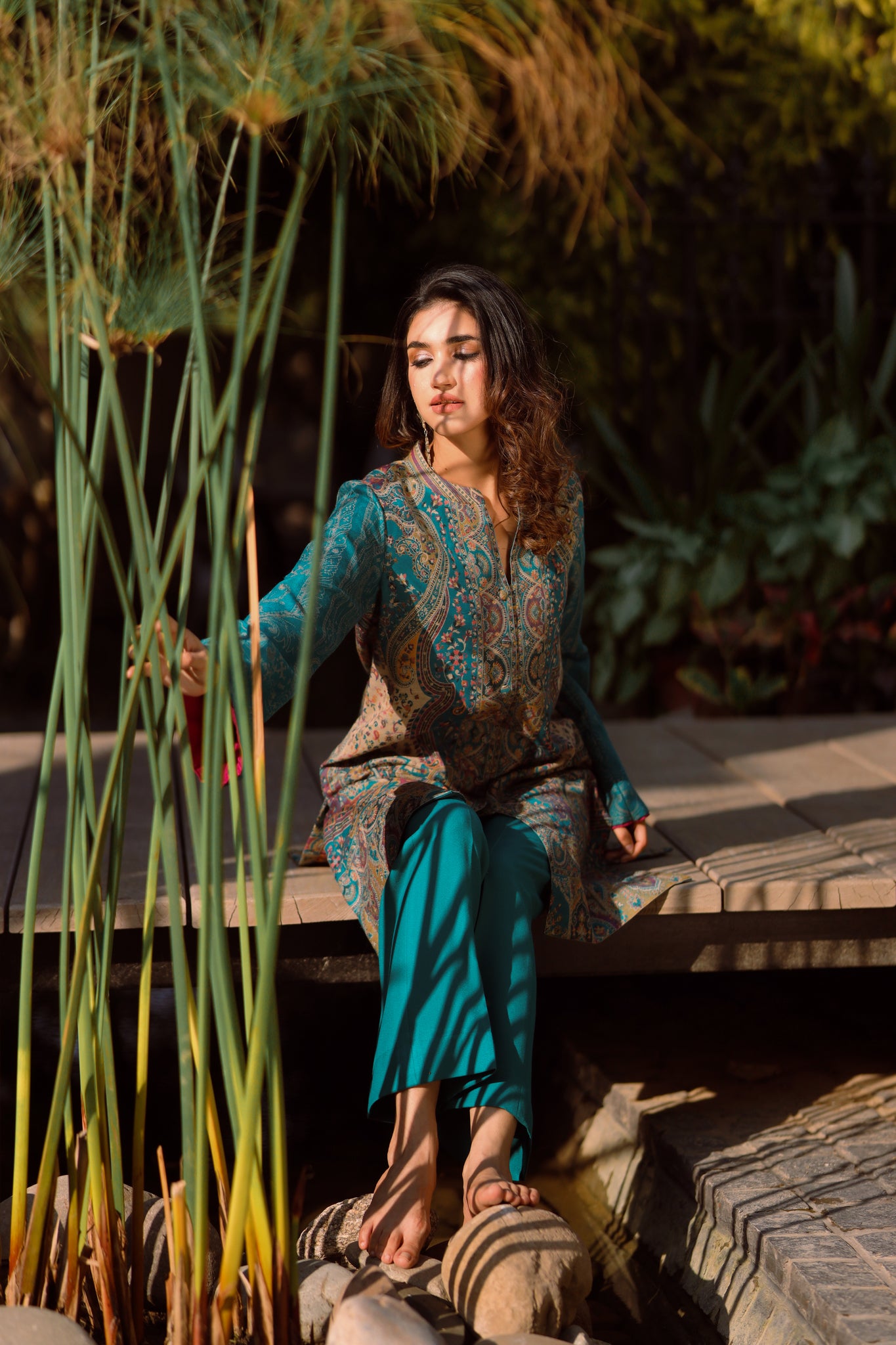 Teal Kaani Set: Shop Stunning Designs & Hues You'll Adore! – INCHING INDIA