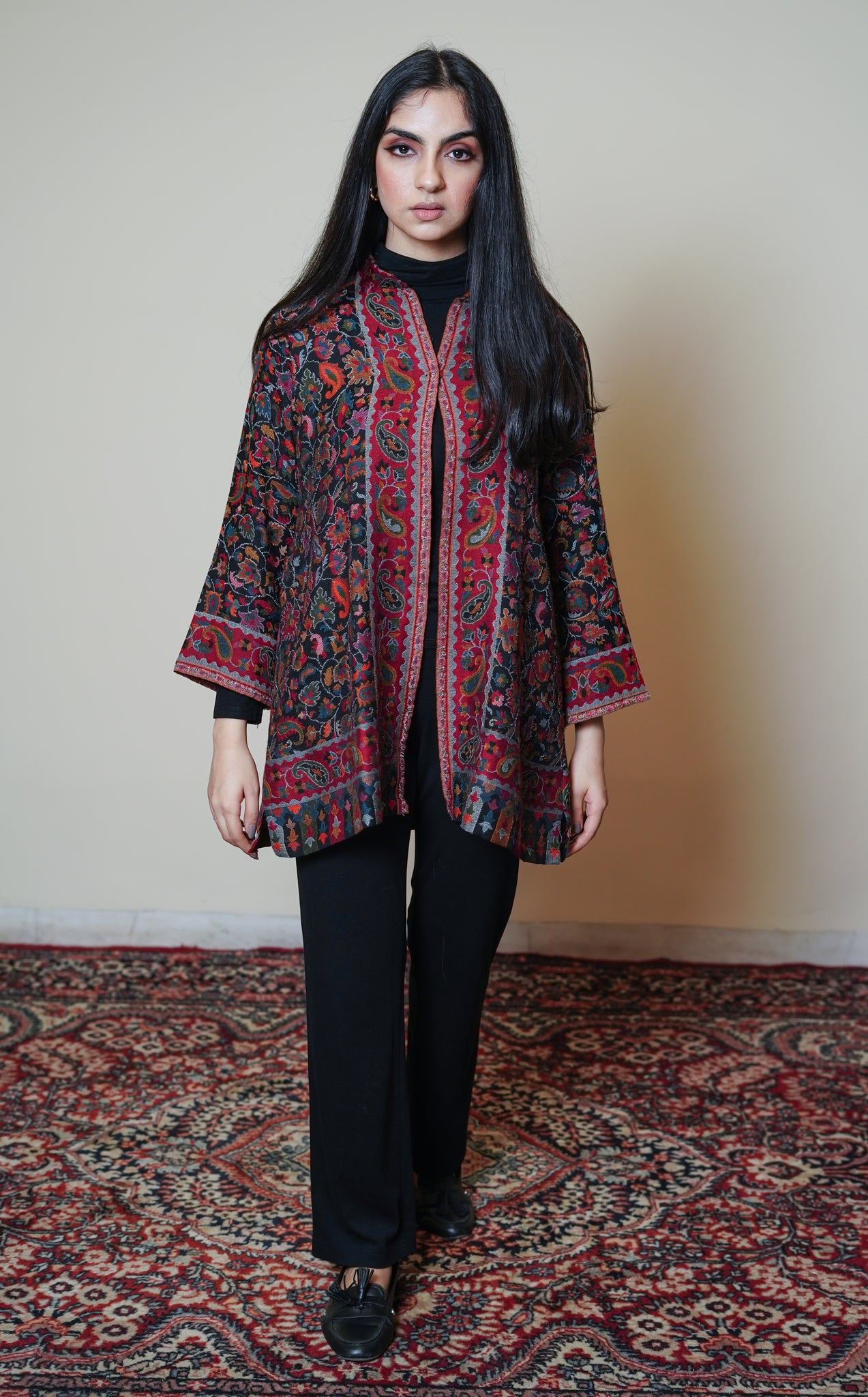 Black Woollen Cape: A Fashion Must-Have! – INCHING INDIA
