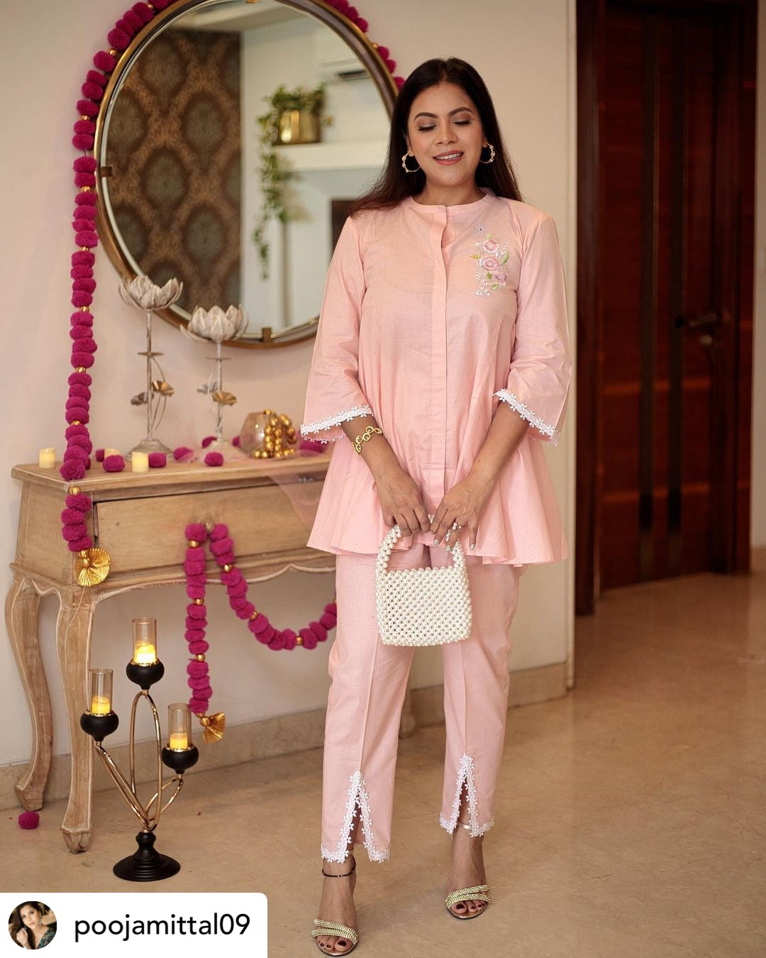 PINK CO-ORD SET – INCHING INDIA